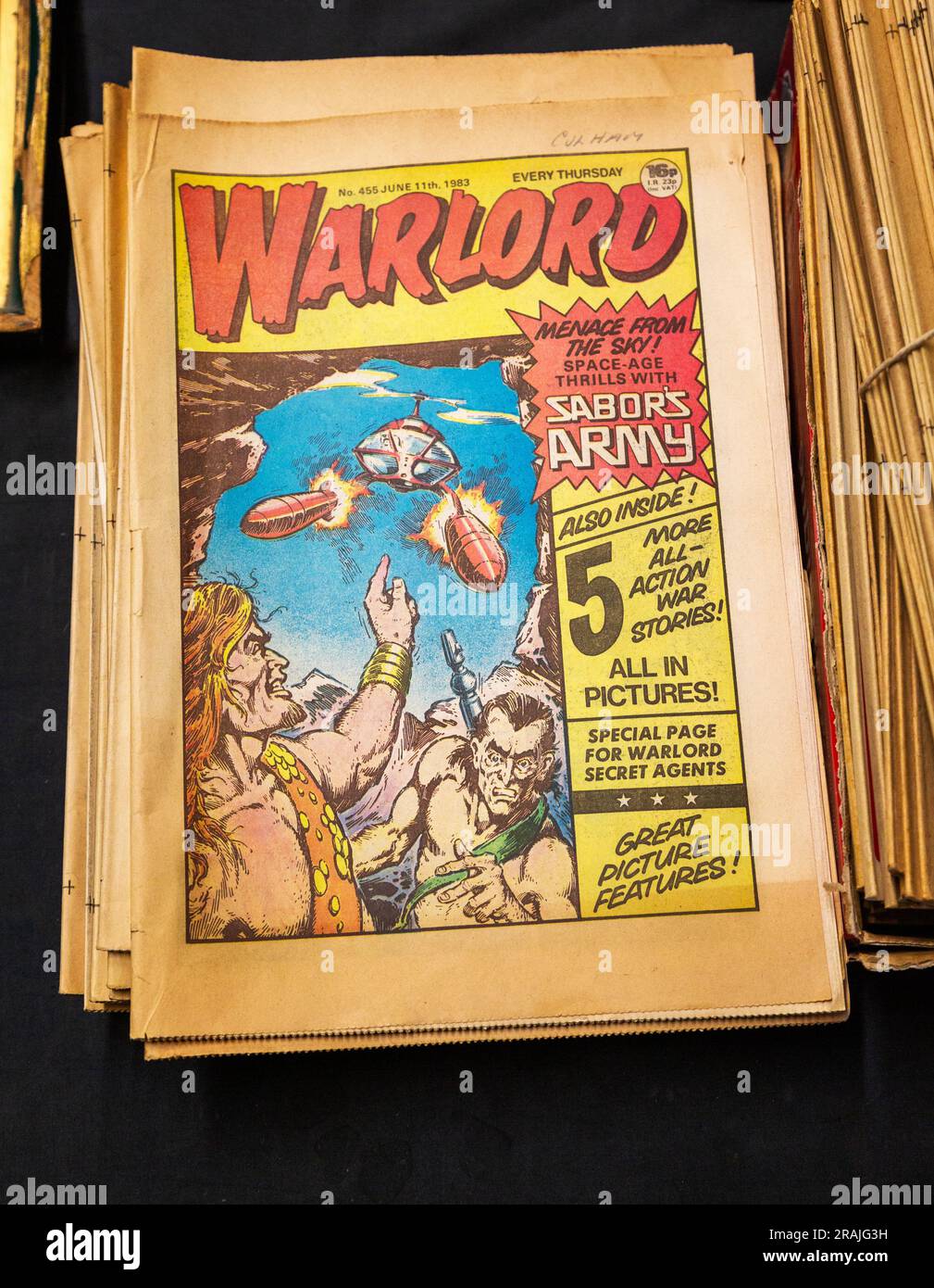 Warlord comics hi-res stock photography and images - Alamy