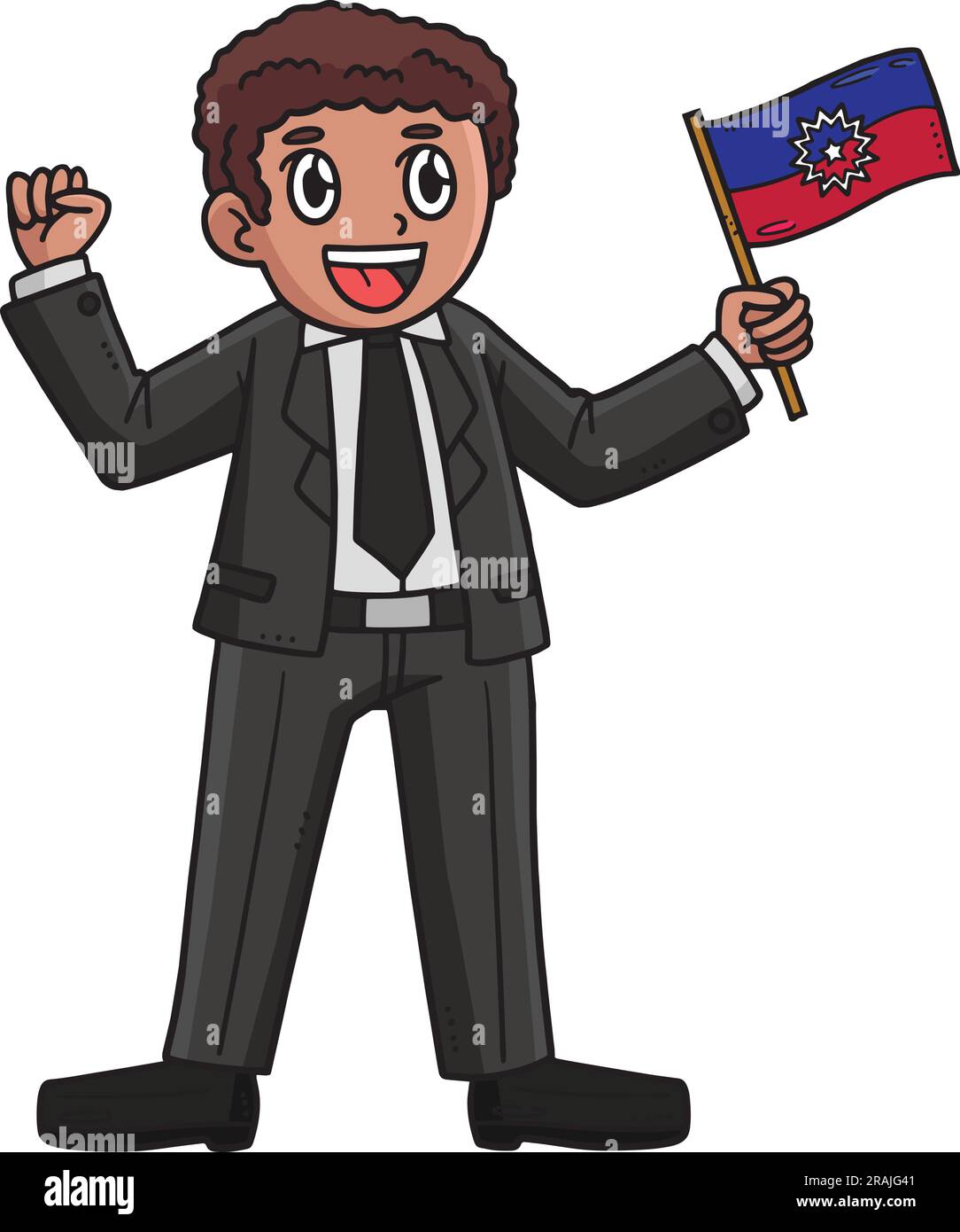 African American Man Cartoon