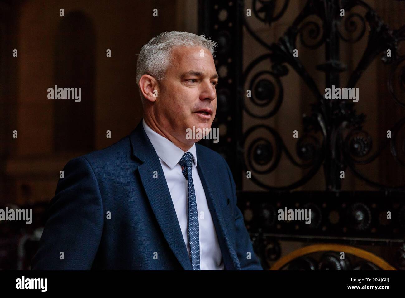 Downing Street, London, UK. 4th July 2023. Steve Barclay MP, Secretary ...