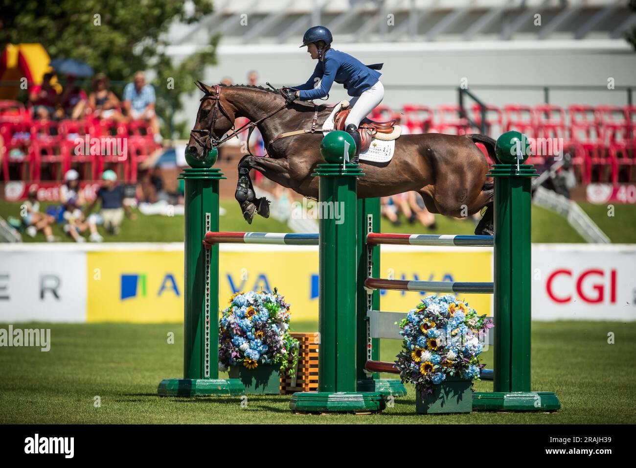 Kara Chad of Canada competes in the Rolex Pan American Grand Prix at ...