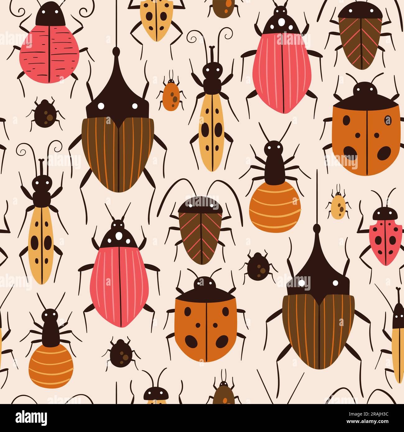Illustration beetles hi-res stock photography and images - Alamy