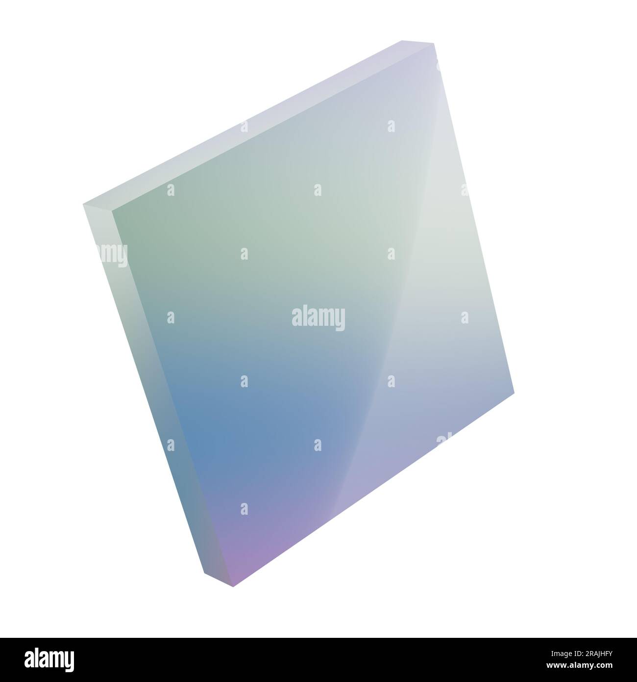 3d metal rectangle abstract geometric shape podium. Realistic glossy ...