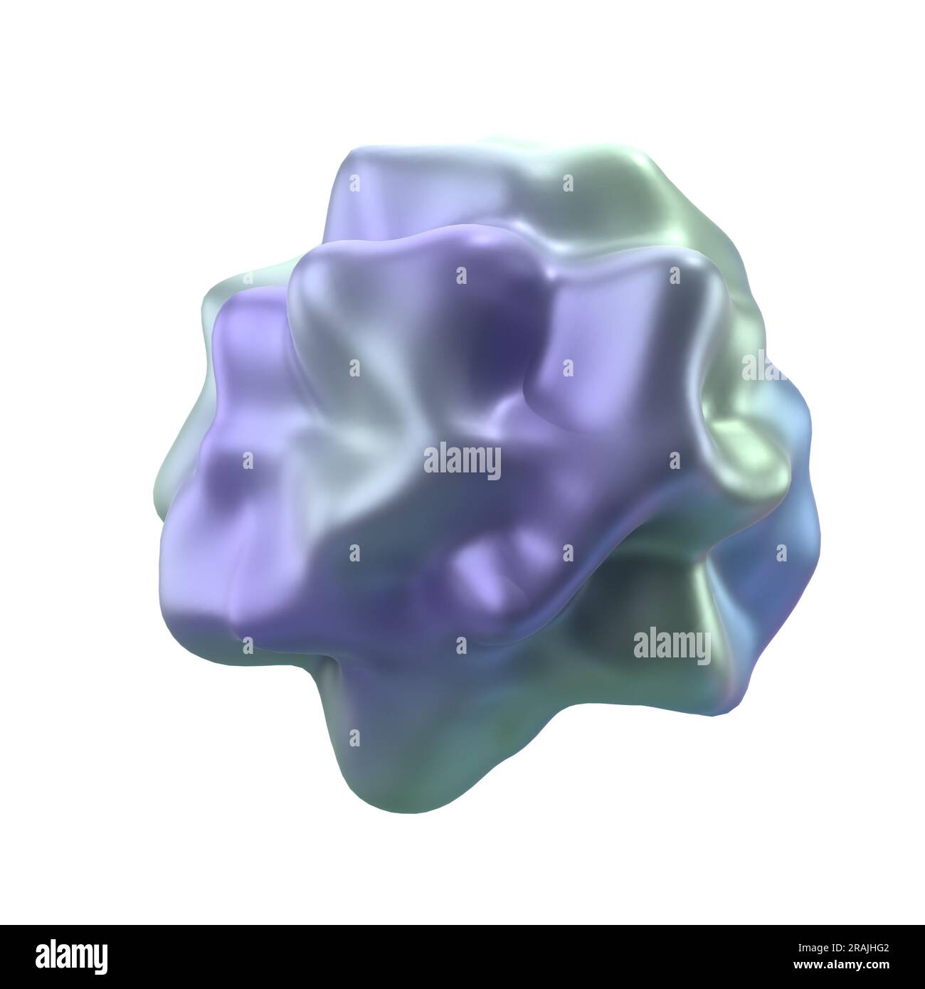 3d shape Abstract liquid with spherical element. realistic illustration ...