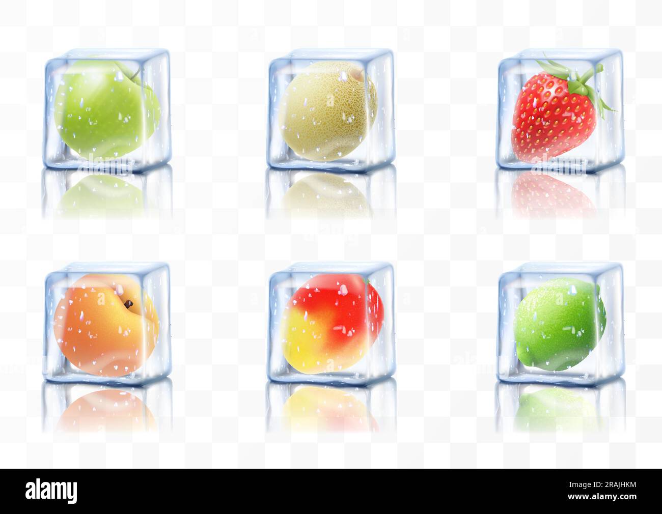 Summer peach drinks Cut Out Stock Images & Pictures - Alamy