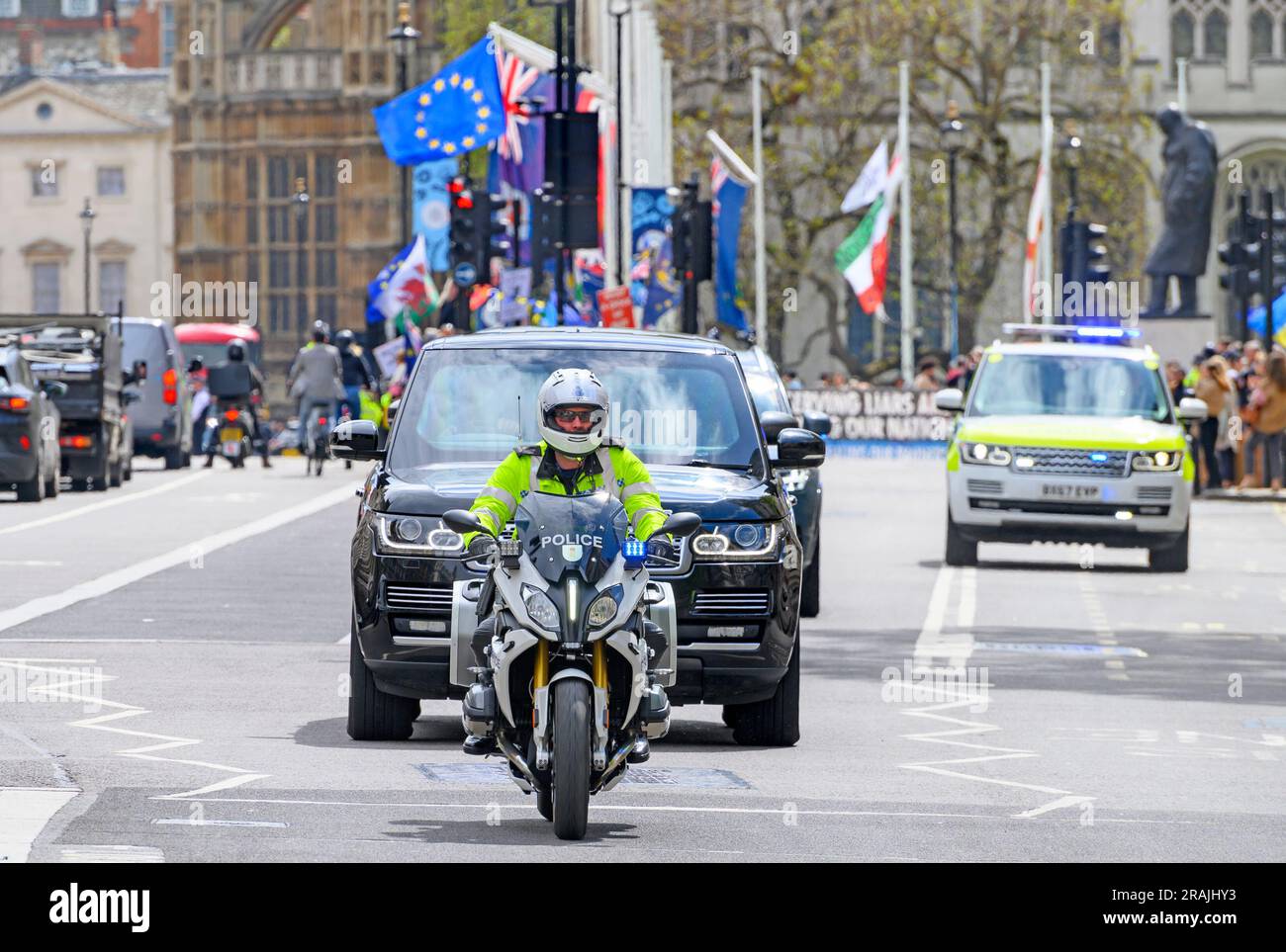 Police motorcycle outriders hi-res stock photography and images - Alamy