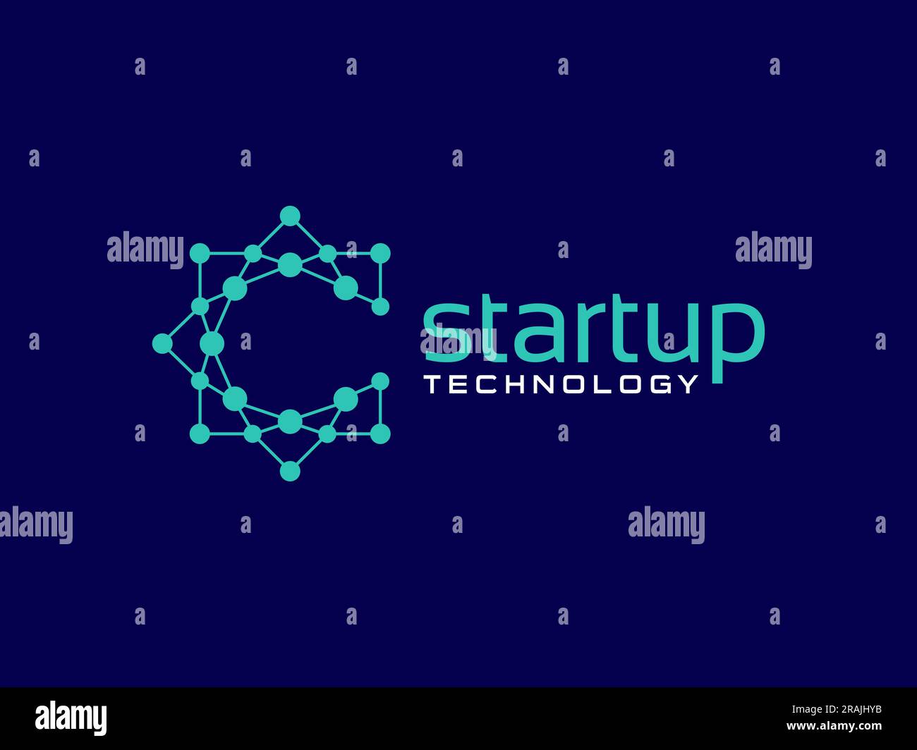 Letter C vector line logo design. Creative minimalism logotype icon ...