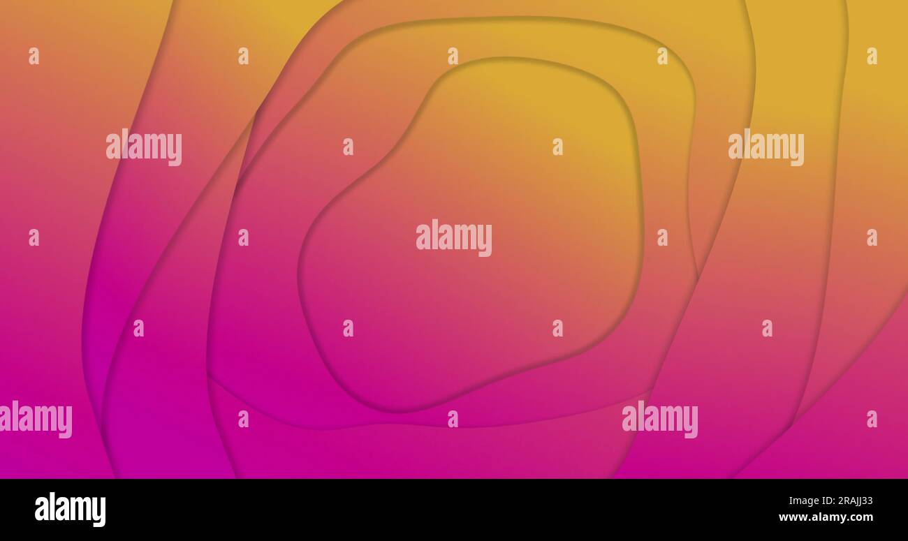 Composition of gradient pink to yellow patterned background Stock Photo ...