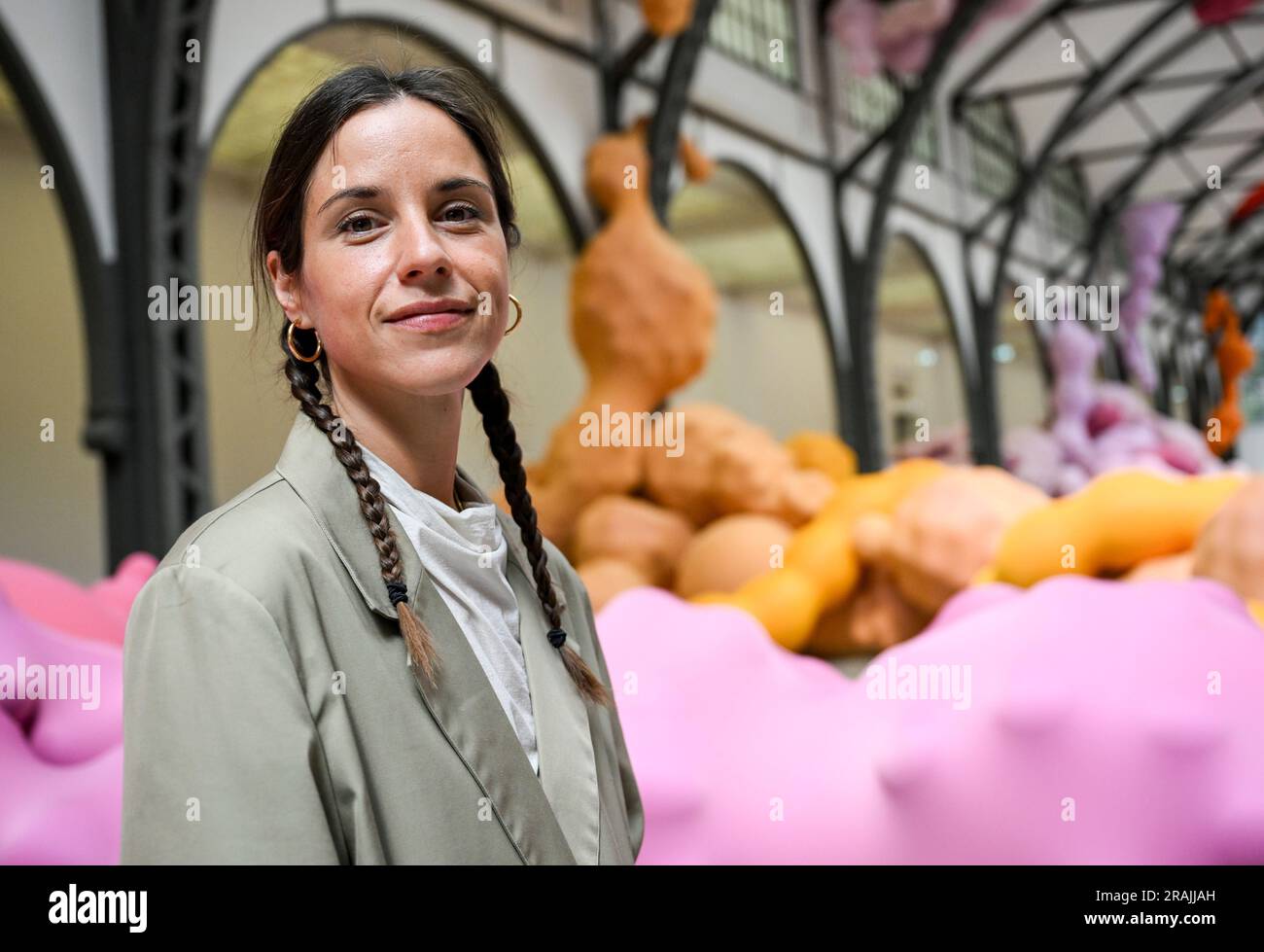 Berlin, Germany. 04th July, 2023. Eva Fàbregas, artist from Spain ...