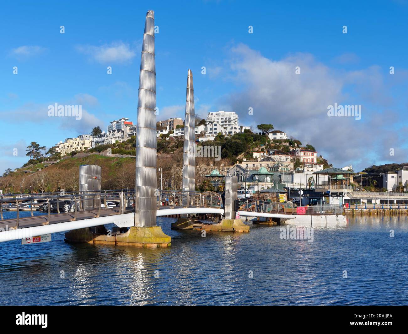 UK, Devon, Torquay Harbour Bridge Stock Photo - Alamy