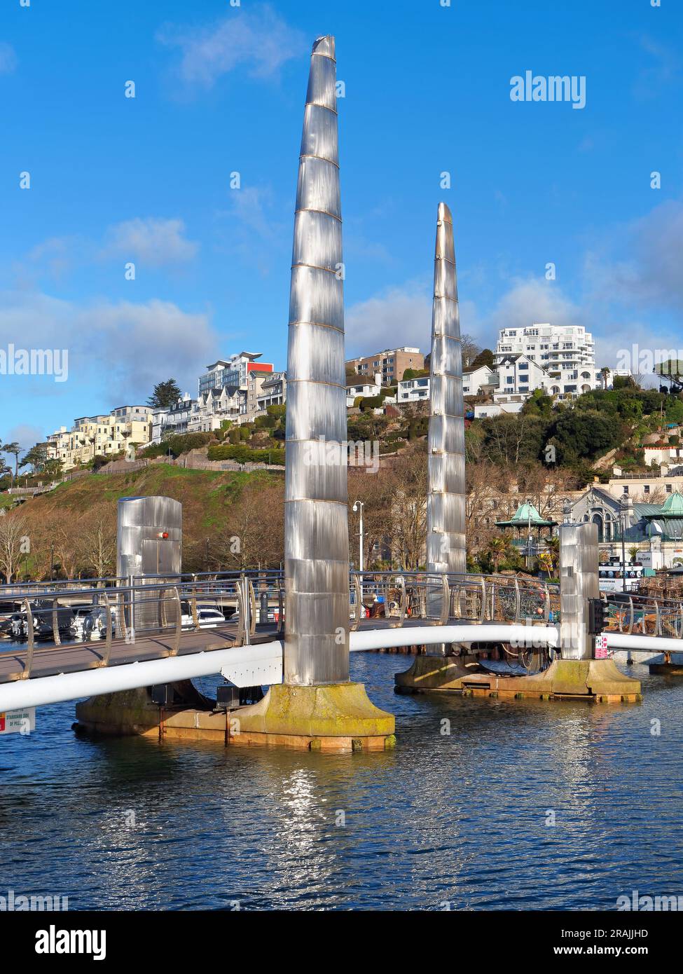 UK, Devon, Torquay Harbour Bridge Stock Photo - Alamy