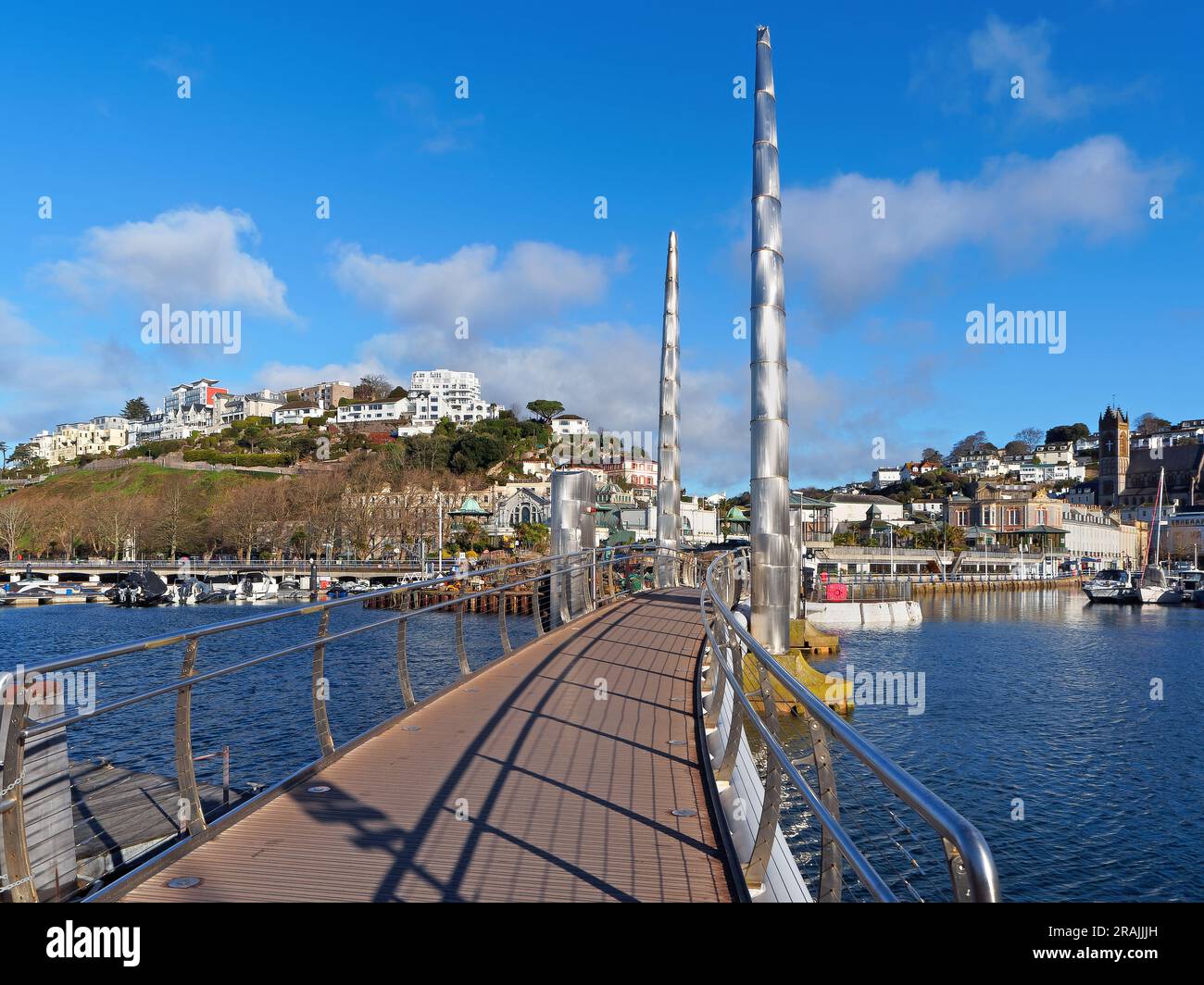 UK, Devon, Torquay Harbour Bridge Stock Photo - Alamy