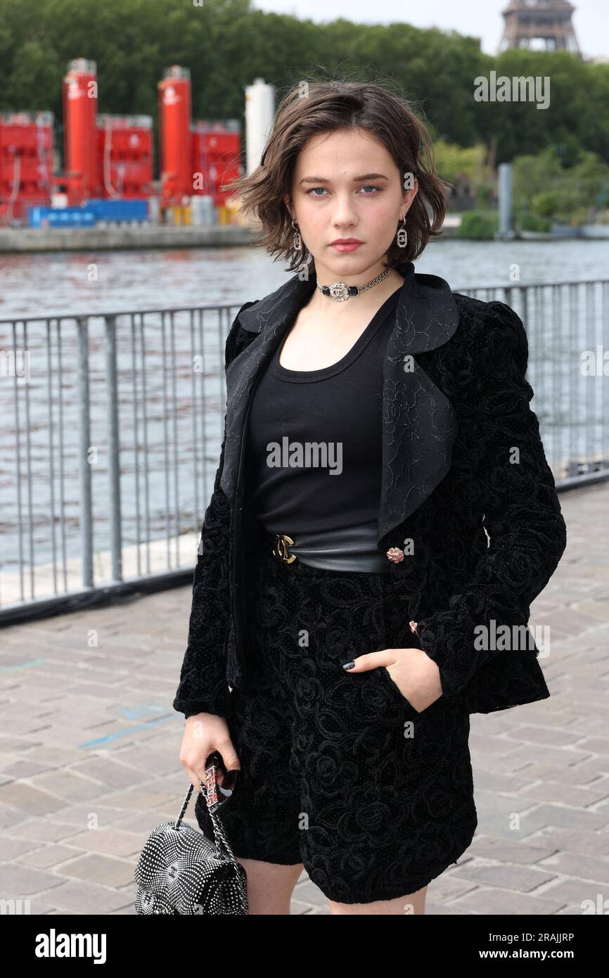 Paris, France. July 4, 2023. Cailee Spaeny attends the Chanel Haute ...