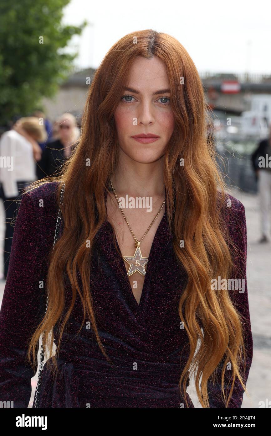 Paris, France. July 4, 2023. Riley Keough attends the Chanel Haute ...