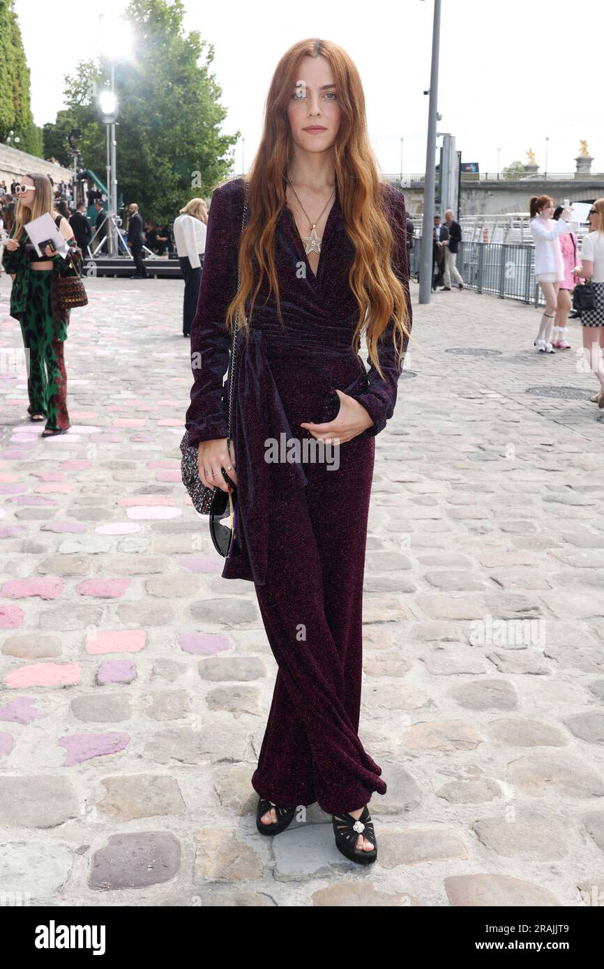 Paris, France. July 4, 2023. Riley Keough attends the Chanel Haute ...
