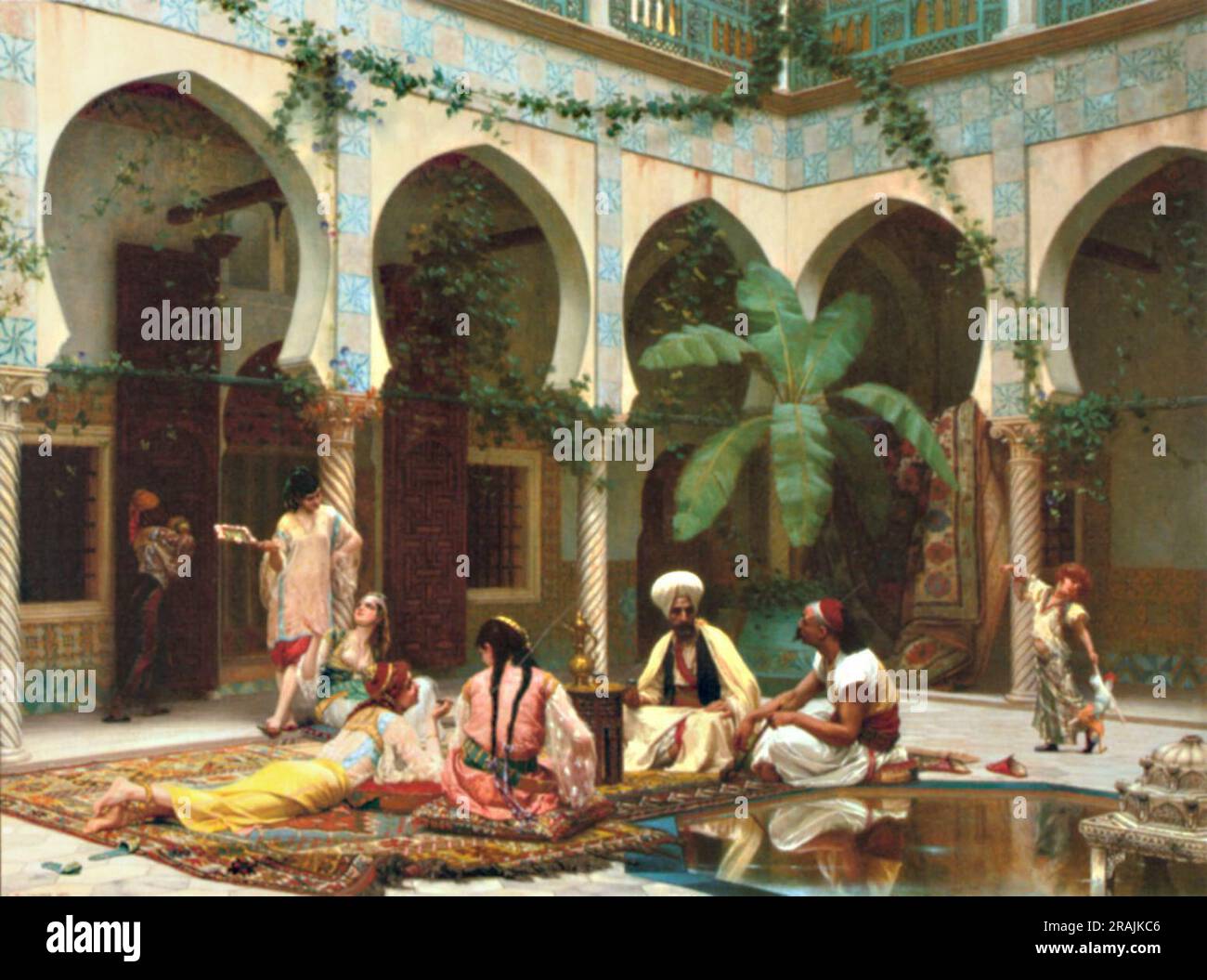 Gustave boulanger harem hi-res stock photography and images - Alamy