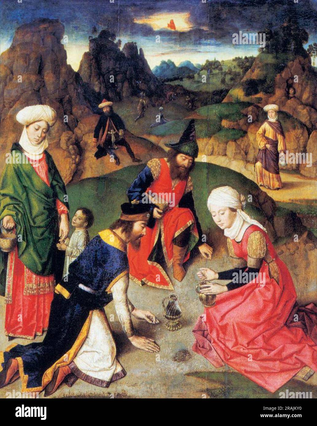 Gathering of the manna hi-res stock photography and images - Alamy