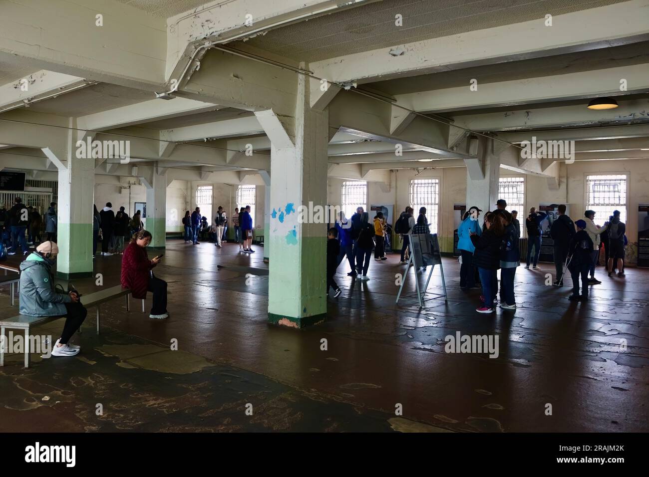 Dining area Alcatraz Federal Penitentiary Alcatraz Island San Francisco ...
