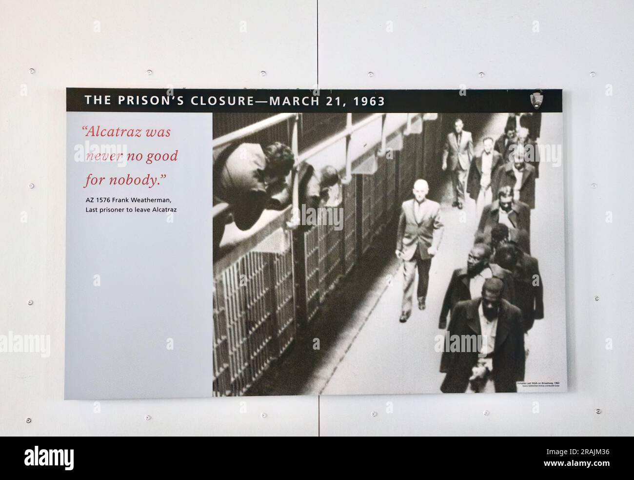 Alcatraz was never no good for nobody hi-res stock photography and ...