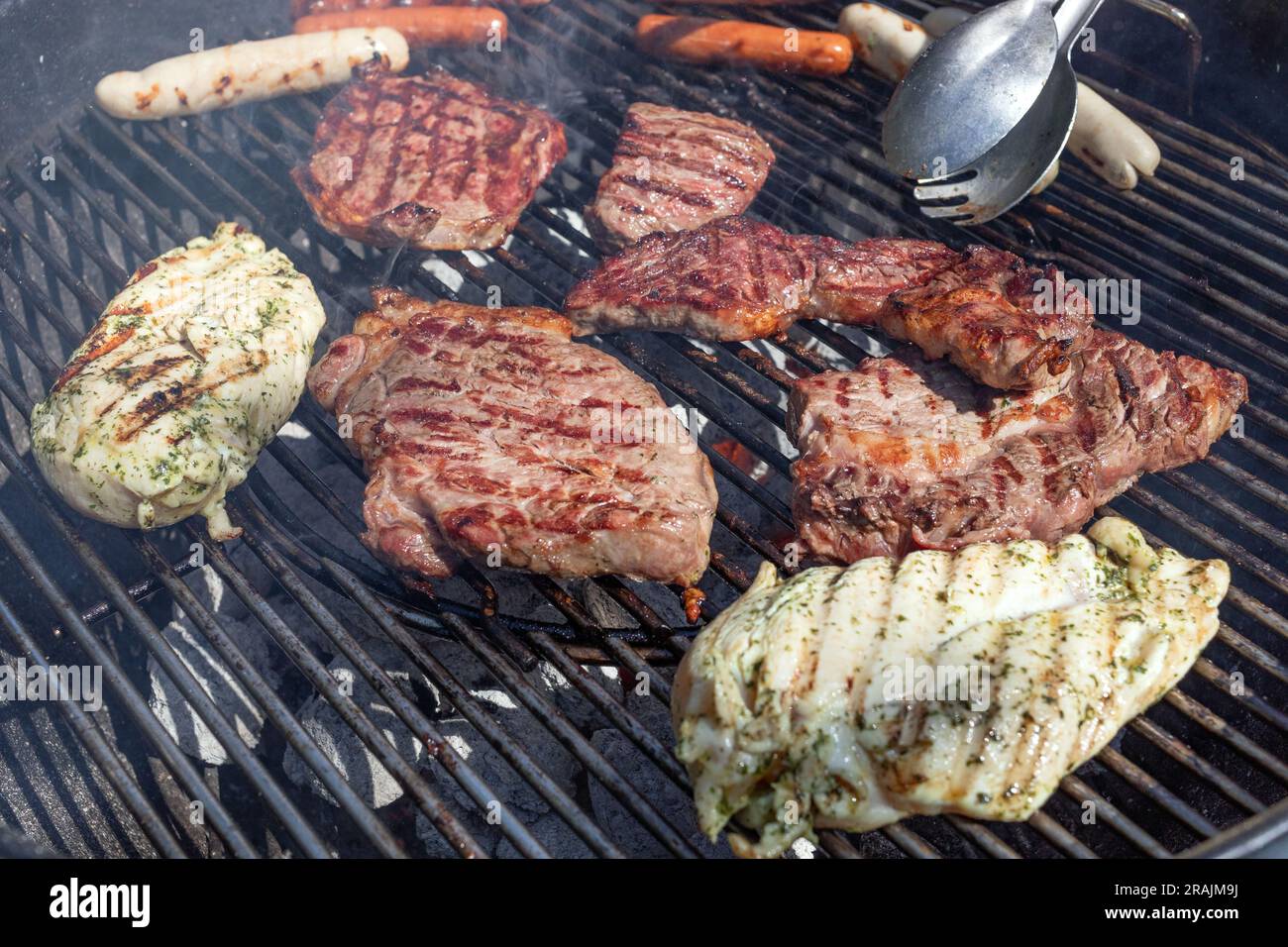 Grill chicken steak on hi-res stock photography and images - Alamy