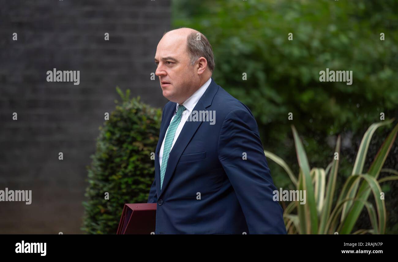 Downing Street, London, UK. 4th July, 2023. Ben Wallace MP, Defence ...