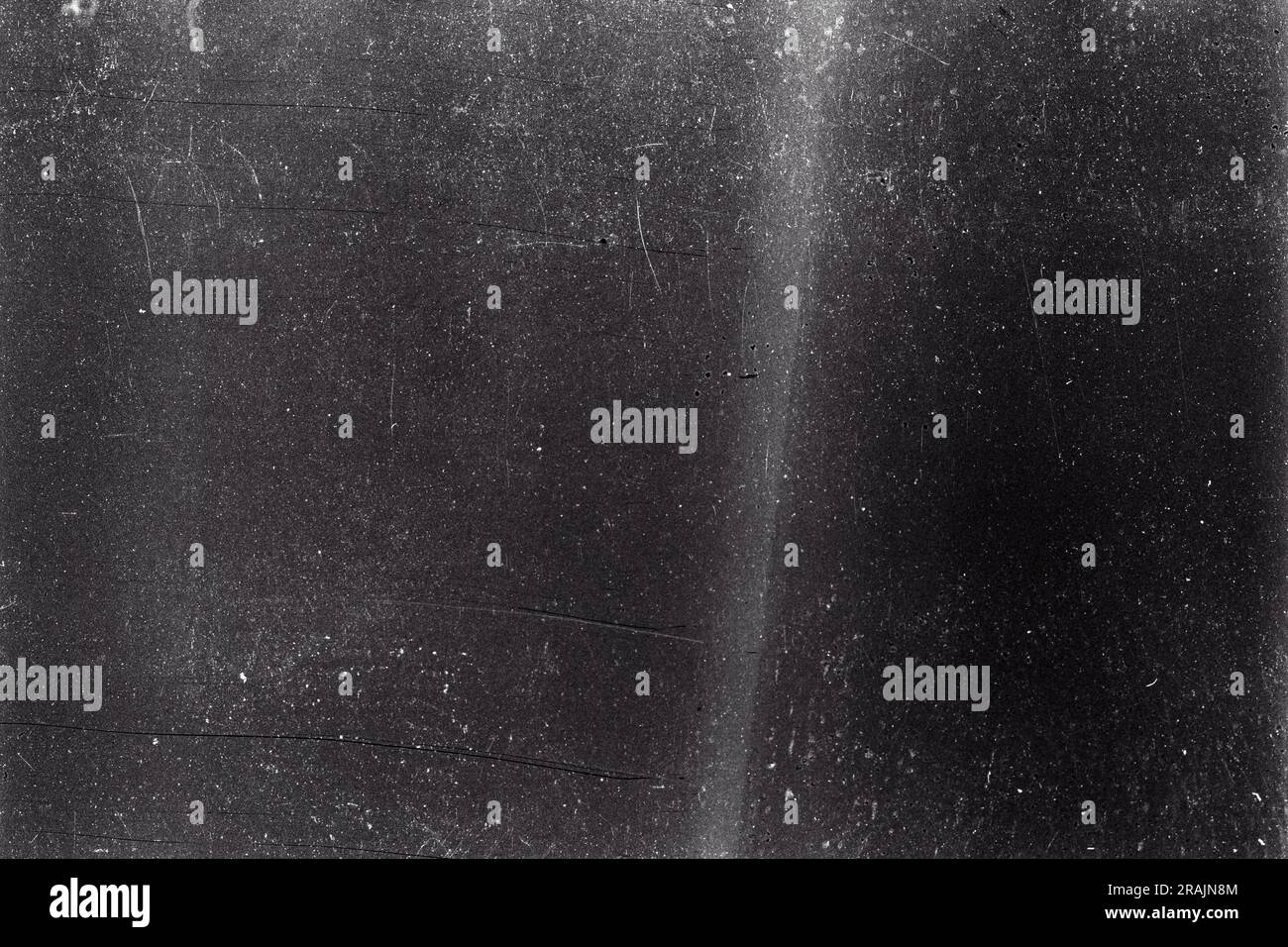 Blank grained film strip texture background with heavy grain and dust ...