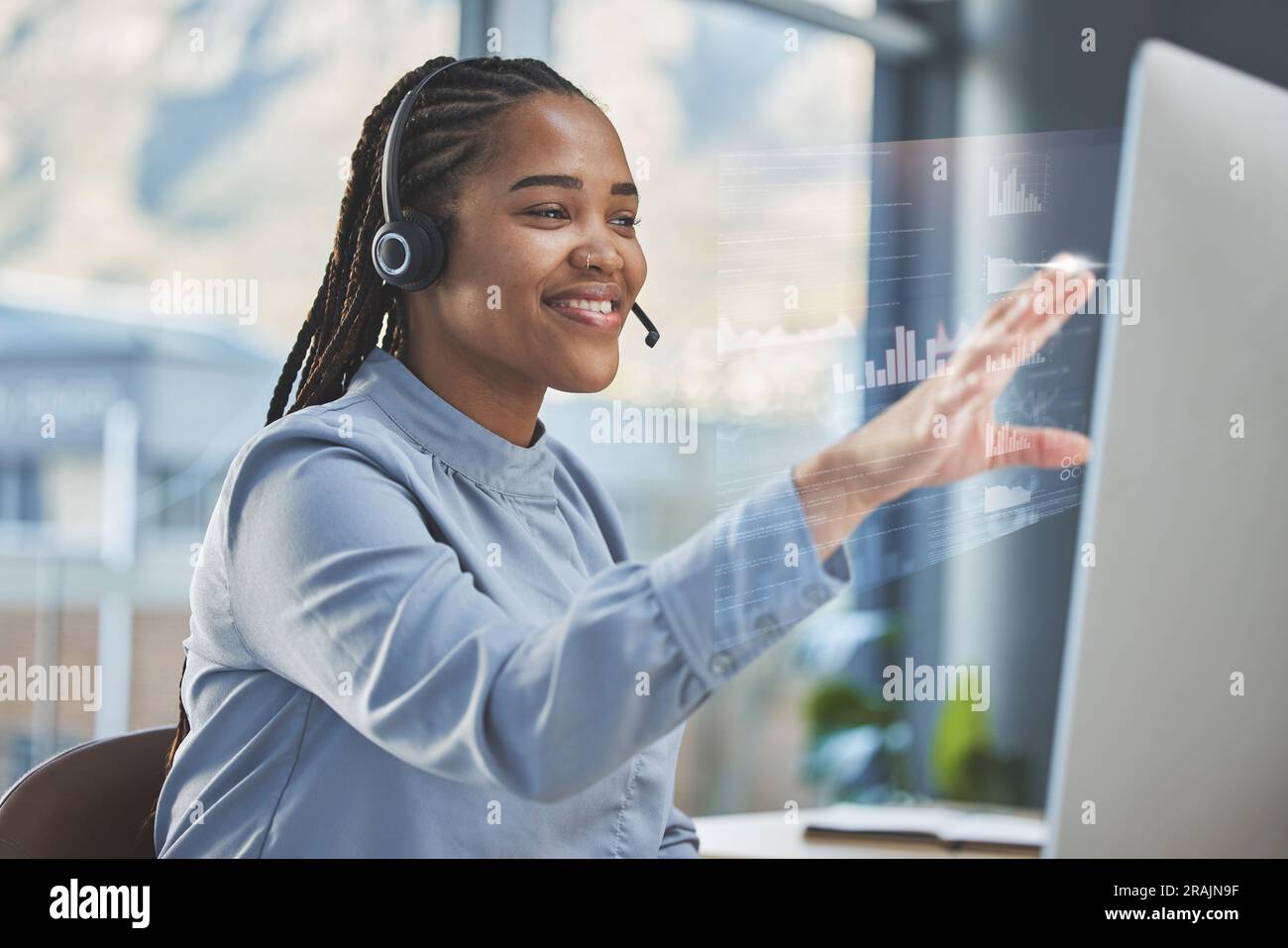 Digital graphs overlay hi-res stock photography and images - Alamy