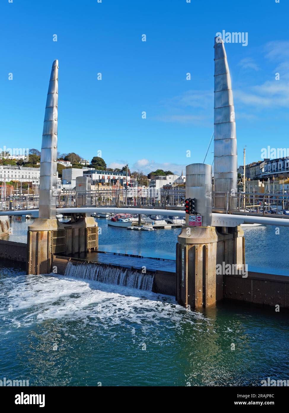 UK, Devon, Torquay Harbour Bridge Stock Photo - Alamy