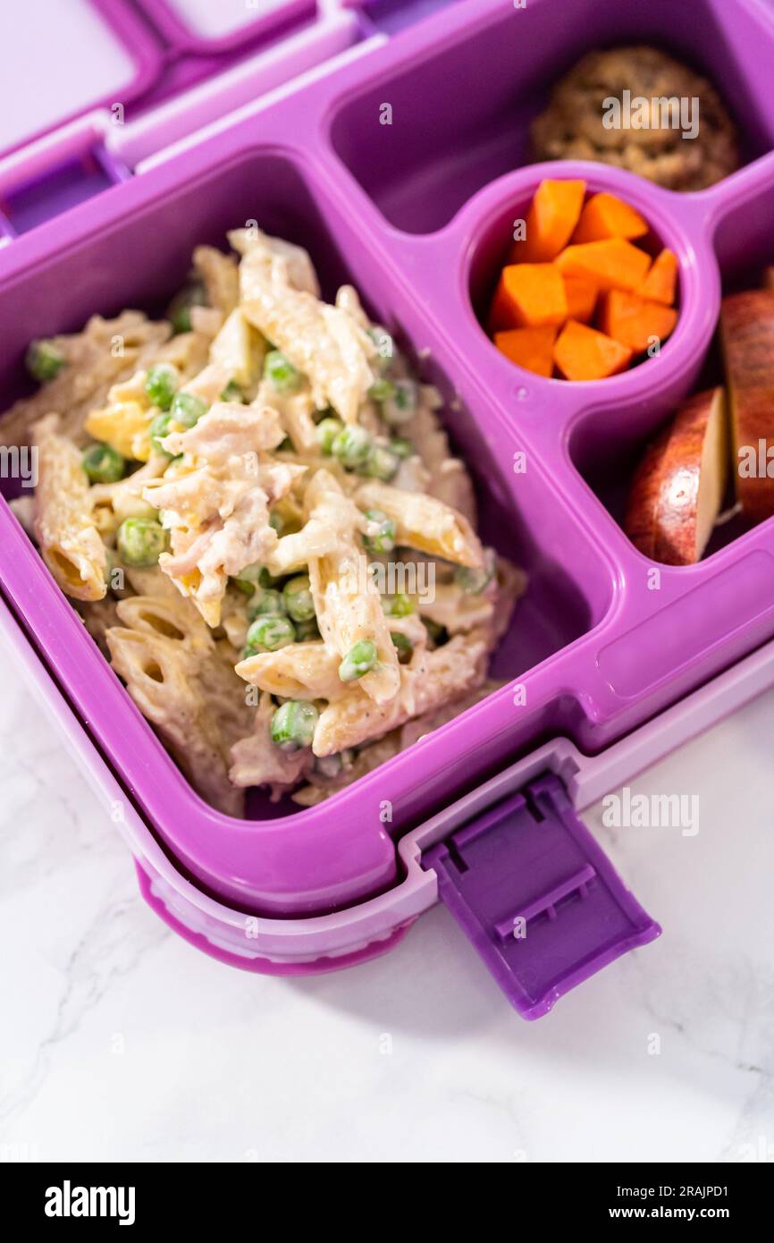 Kids lunch box Stock Photo - Alamy