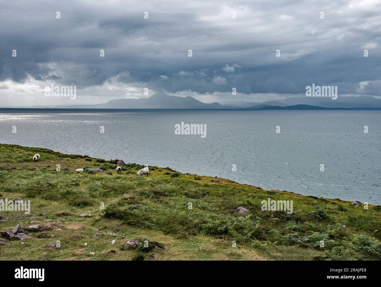 Coastal scenery Achill Island-an island in County Mayo, Ireland Stock ...