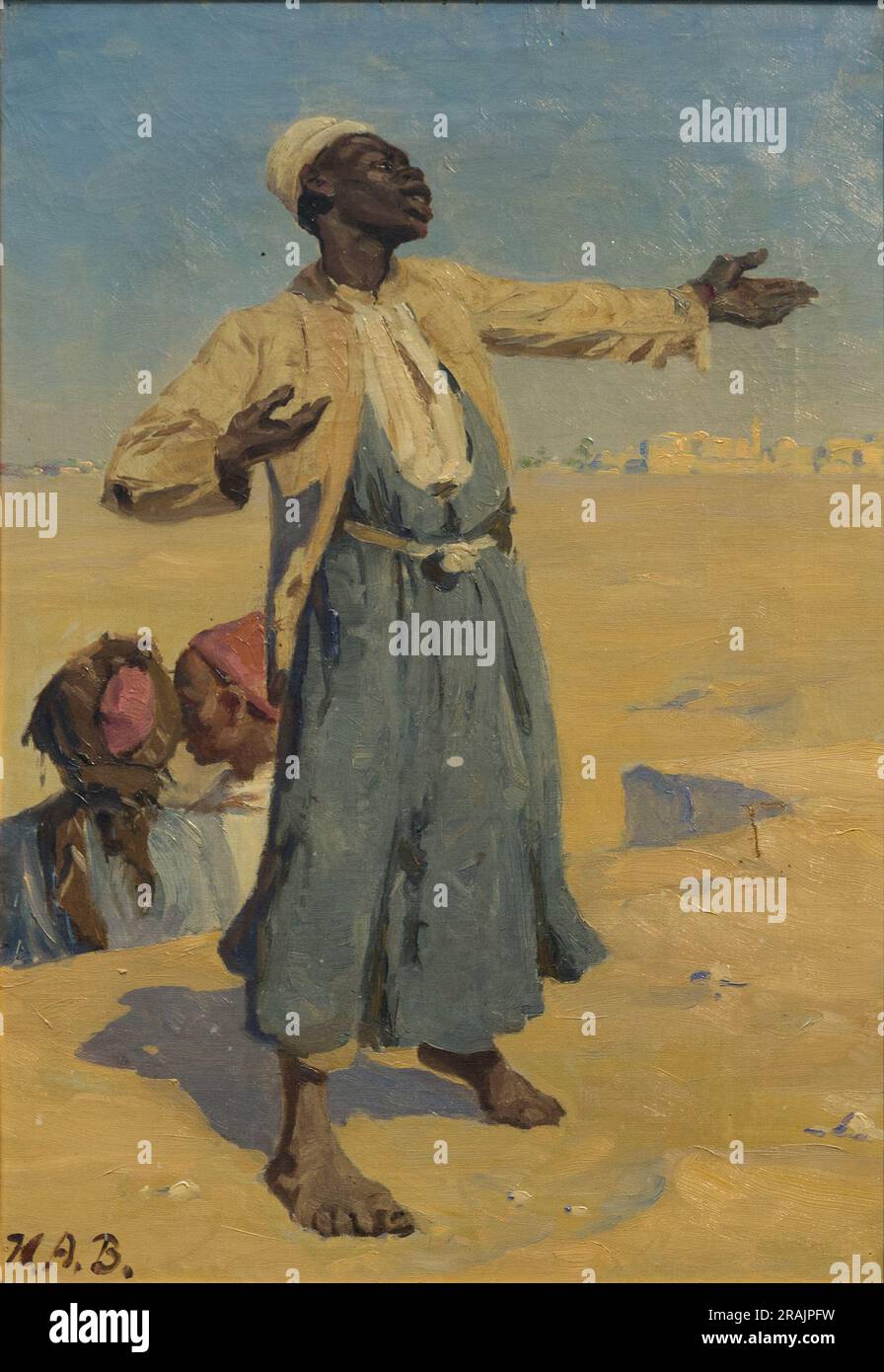 Standing Arab 1890 by Hans Andersen Brendekilde Stock Photo - Alamy