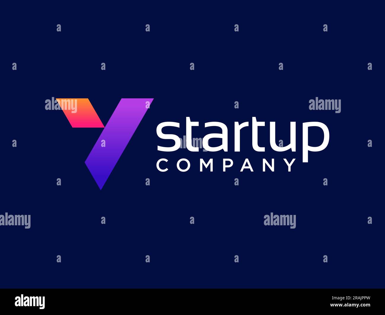 Modern Abstract Simple Letter Y Shape Logo Design Template Stock Vector ...