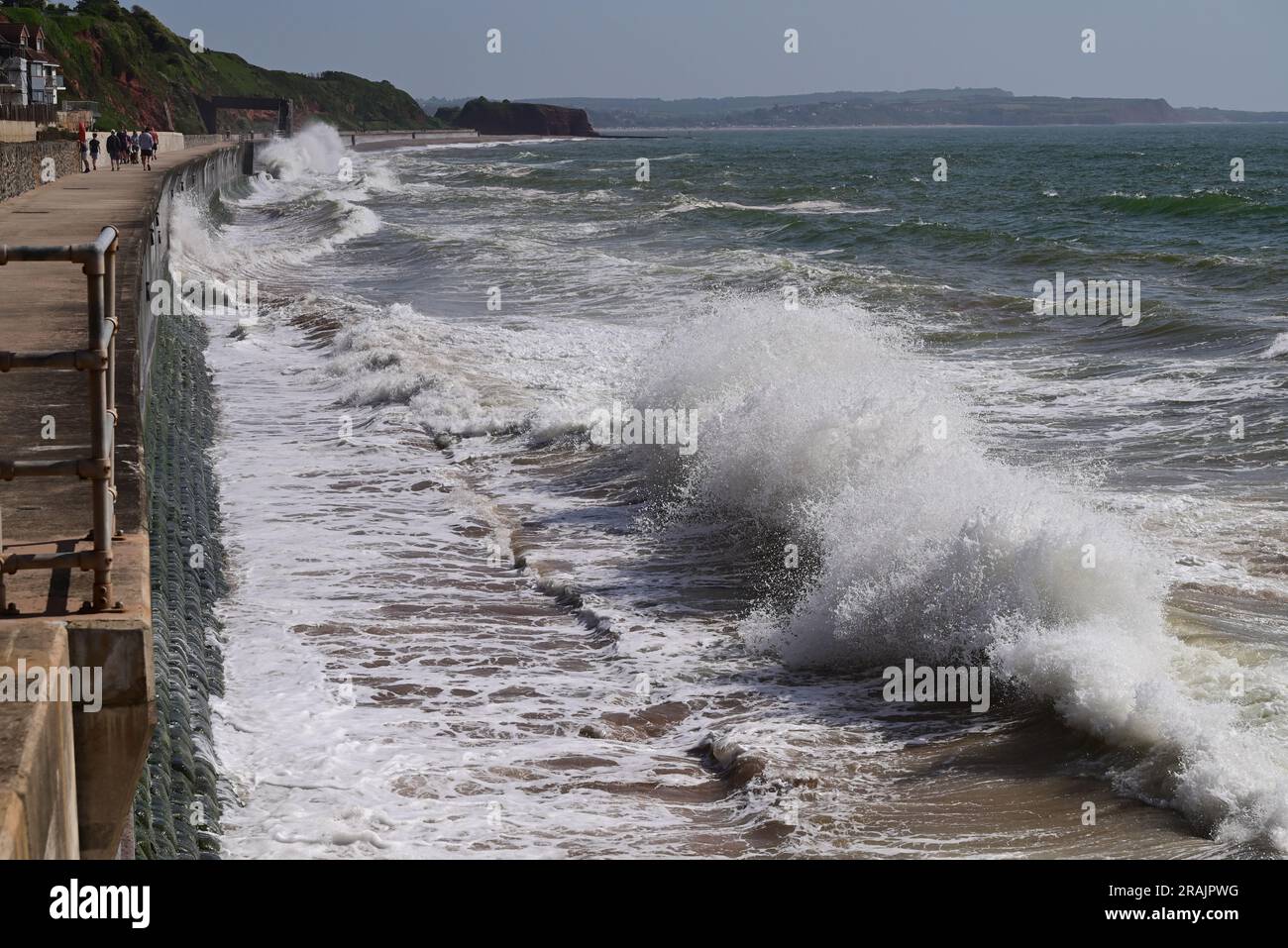 Seawall dawlish hi-res stock photography and images - Alamy