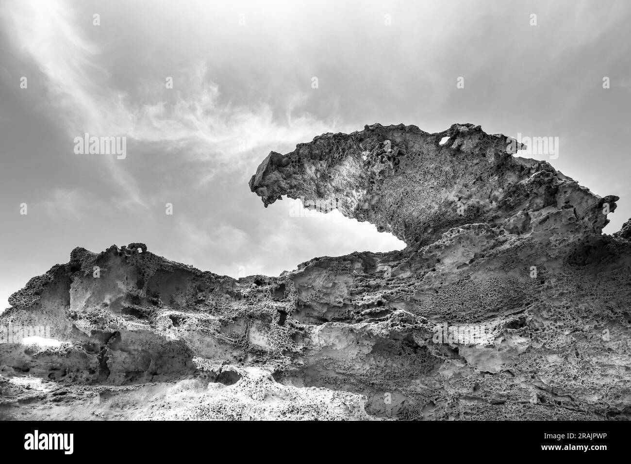 Fossilized Sand Dunes in Los Escullos Beach in Cabo de Gata, Almeria ...
