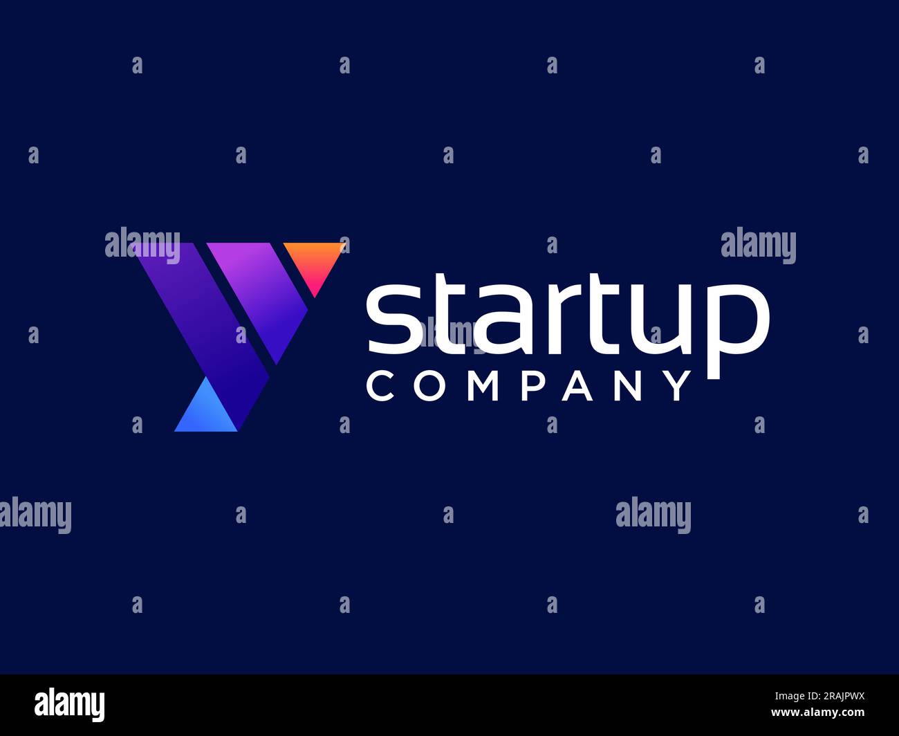 Modern Abstract Simple Letter Y Shape Logo Design Template Stock Vector ...