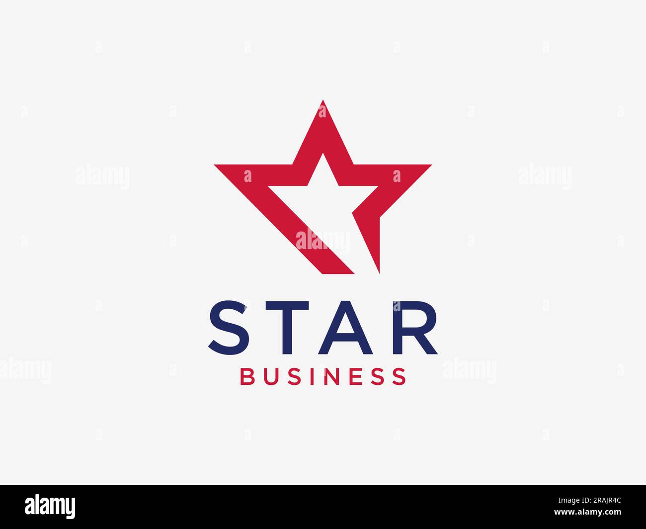 Luxury Red Star logo designs template, Elegant Star logo designs Stock ...