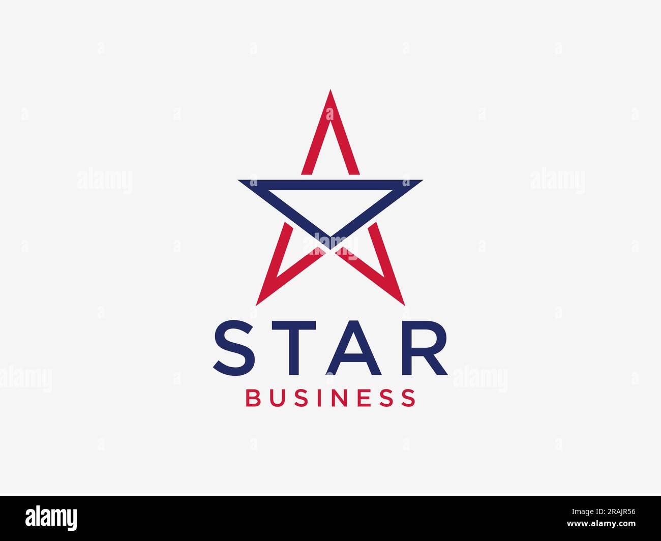 Luxury Red Star logo designs template, Elegant Star logo designs Stock ...