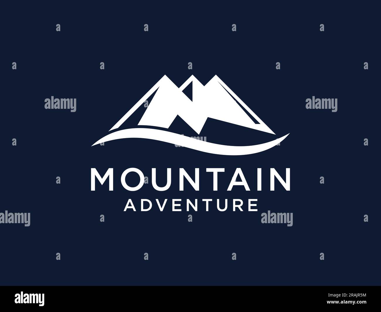 Mountain Logo, Mountain Logo Images. Simple vector logo in a modern ...