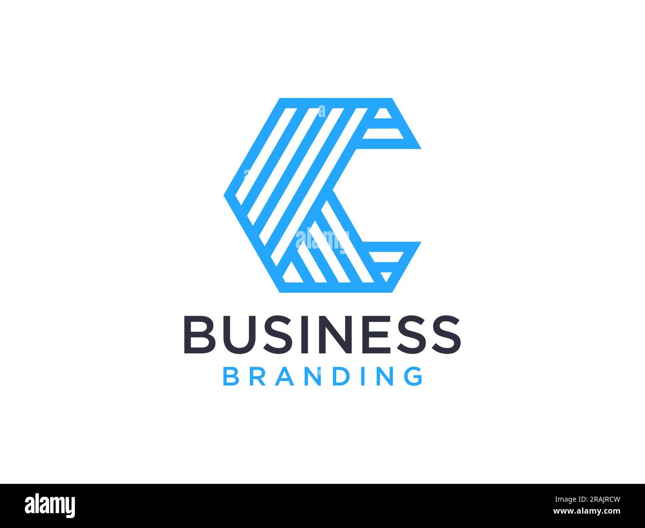 Letter C Negative Space Logo Design Template Stock Vector Image & Art ...