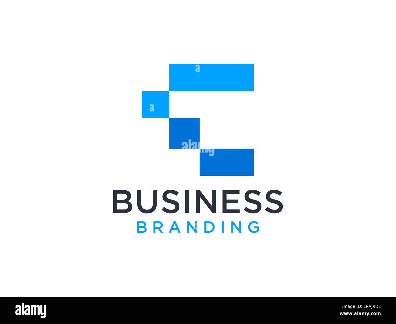 Letter C Negative Space Logo Design Template Stock Vector Image & Art ...