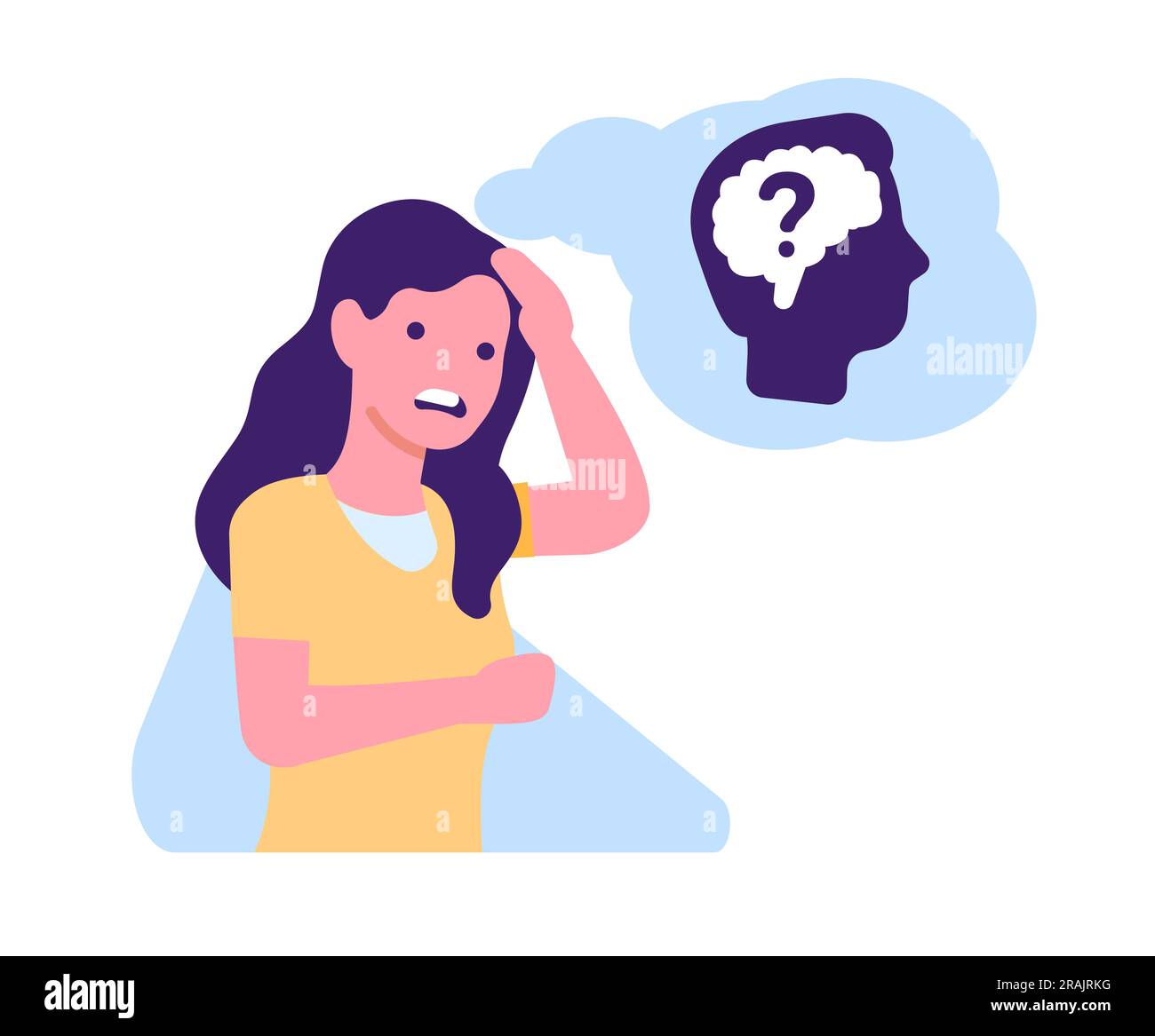 Poor memory Stock Vector Images - Alamy