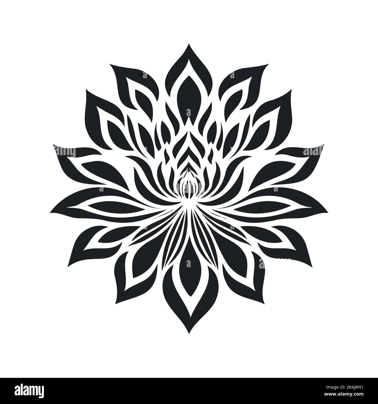 Lotus flower. Floral botanical flower. Isolated illustration element ...