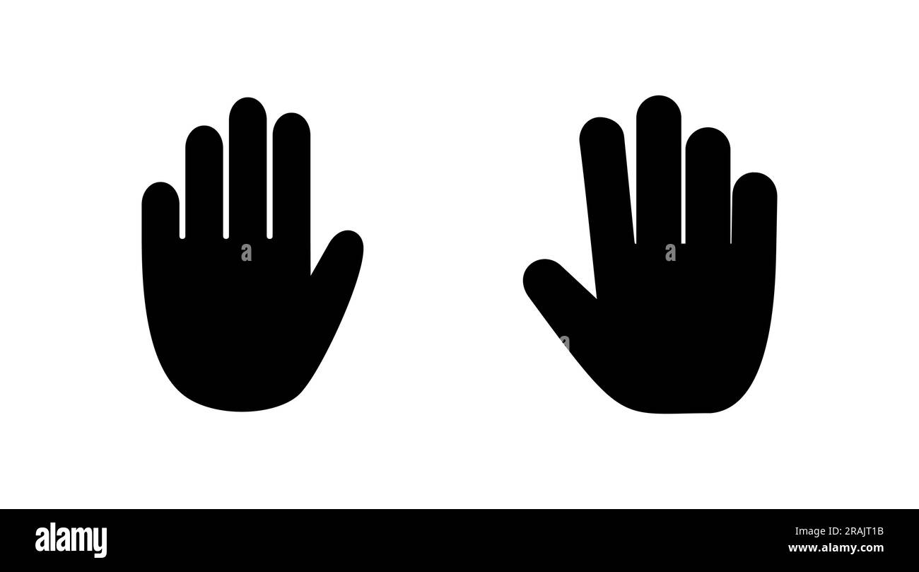 Hand icon vector. hand symbols. palm Stock Vector Image & Art - Alamy