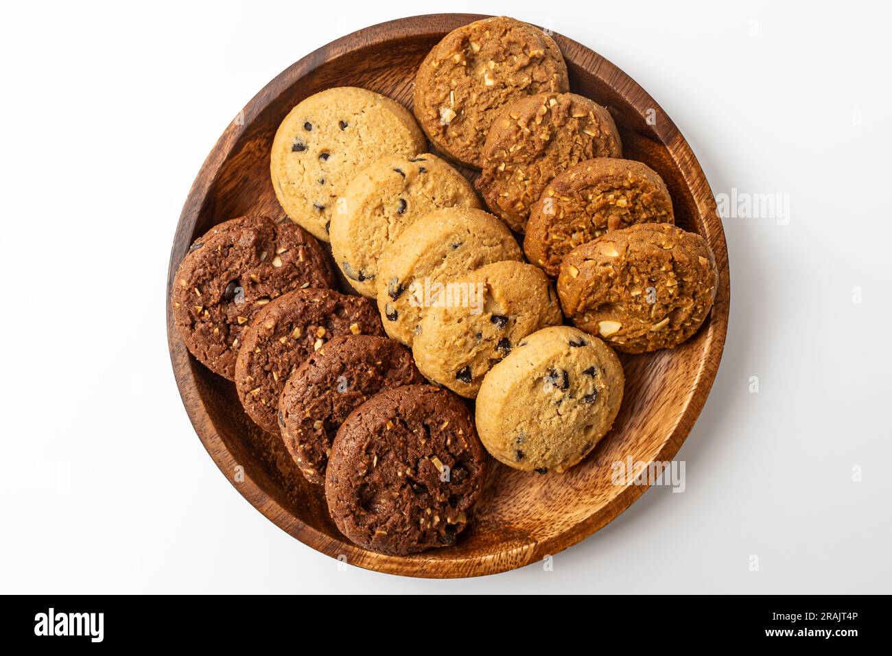 Cookies on a white background Stock Photo - Alamy