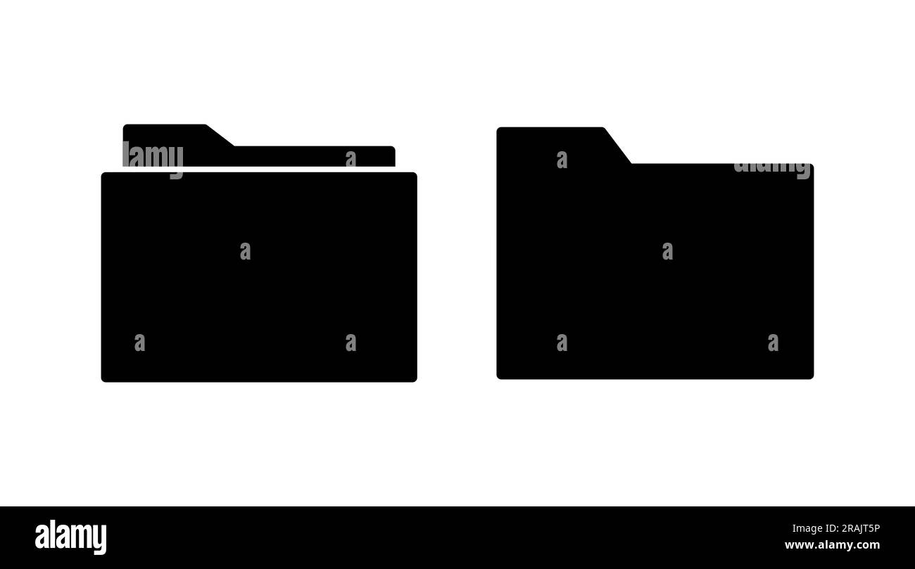 Folder icon vector. document folder icon Stock Vector Image & Art - Alamy