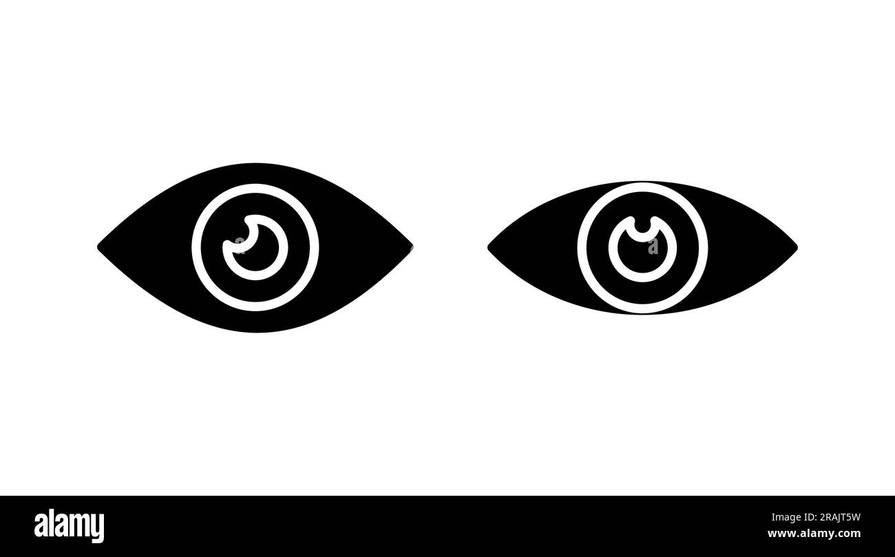 Eye icon. Look and Vision icon. Eye vector icon Stock Vector Image ...