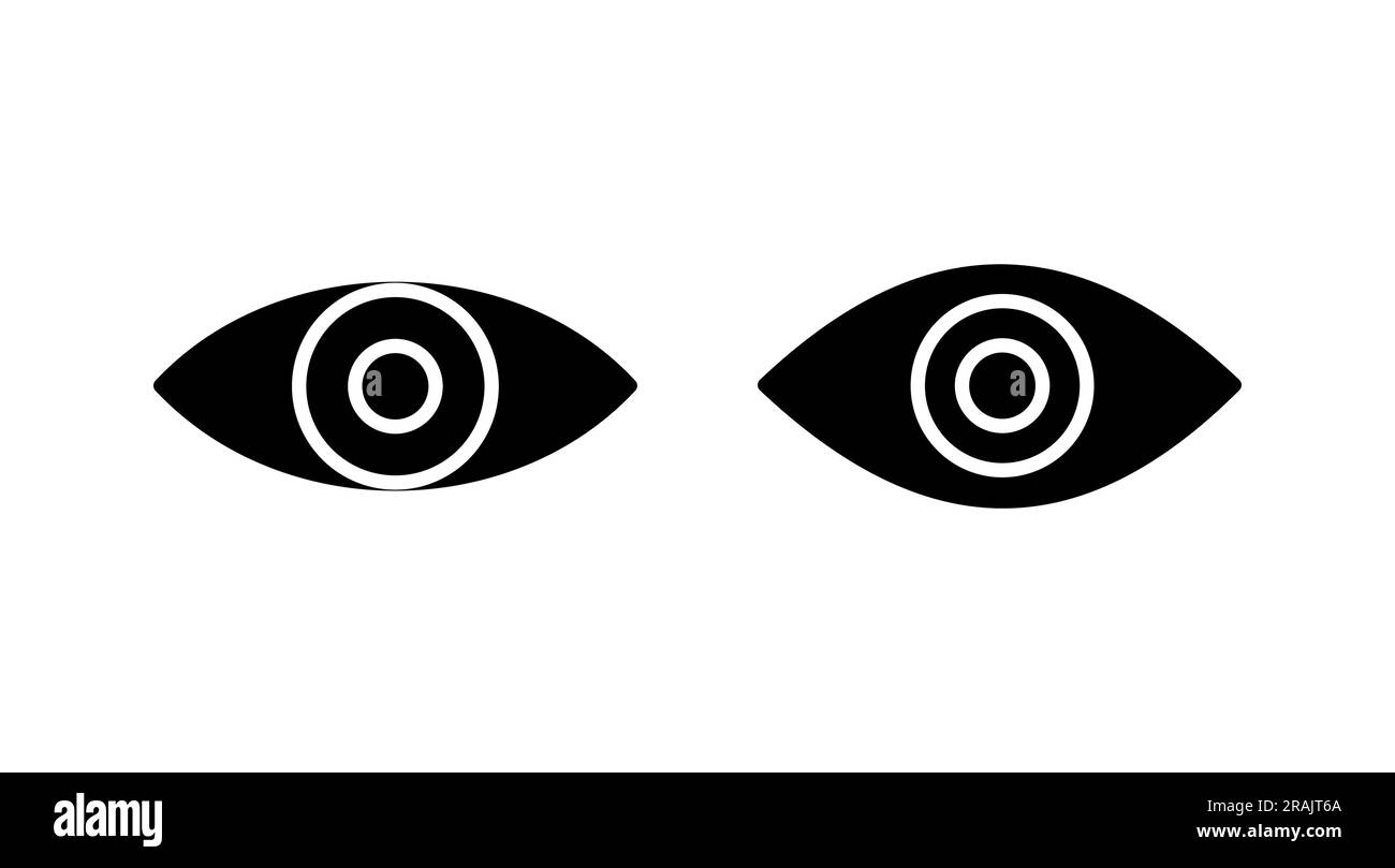 Eye icon. Look and Vision icon. Eye vector icon Stock Vector Image ...