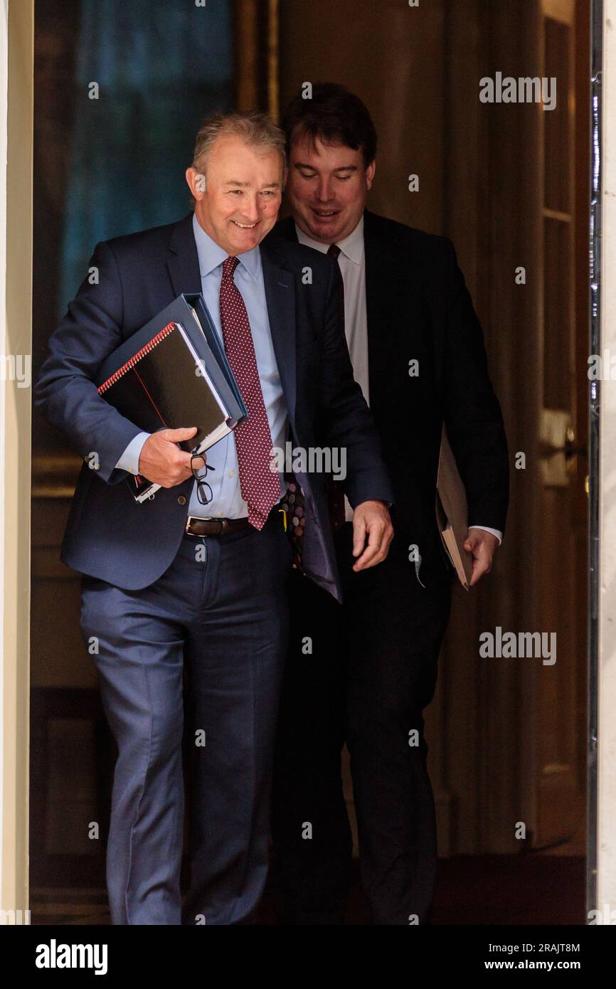 Downing Street, London, UK. 4th July 2023. Simon Hart MP, Parliamentary ...