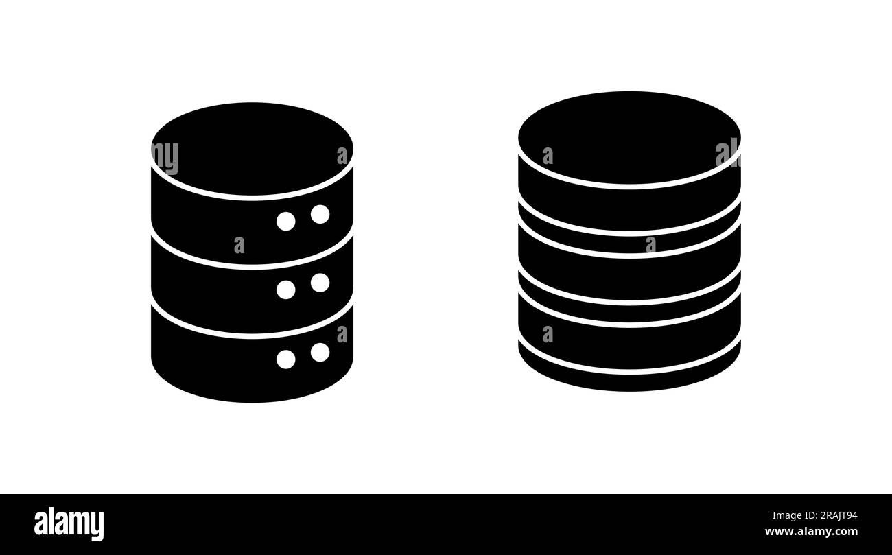 Database Icon Vector Server Icon Storage Stock Vector Image And Art Alamy
