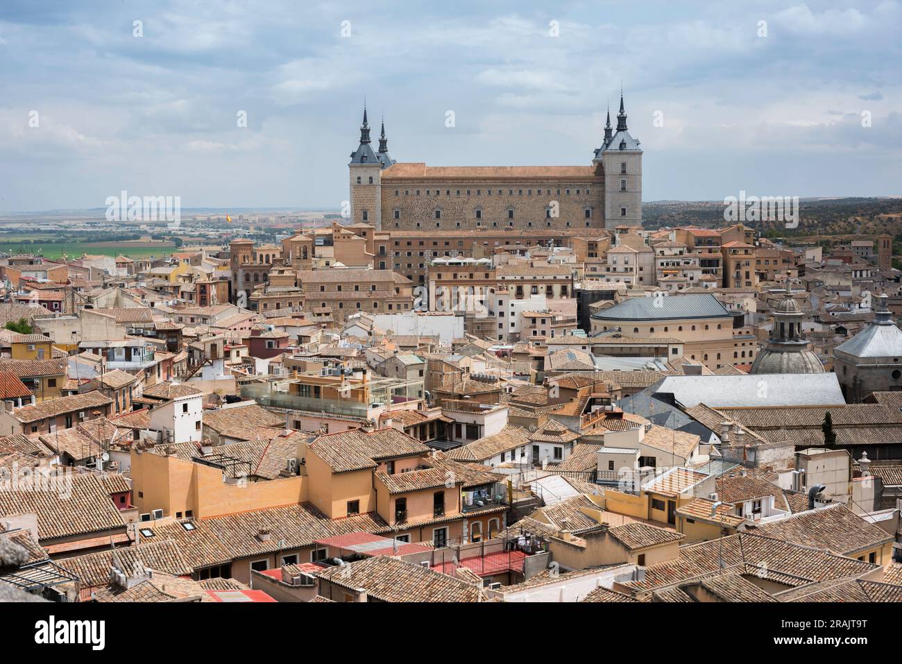 Alcazar Toledo Spain, view of the 16th Century Alcazar fortress, now ...
