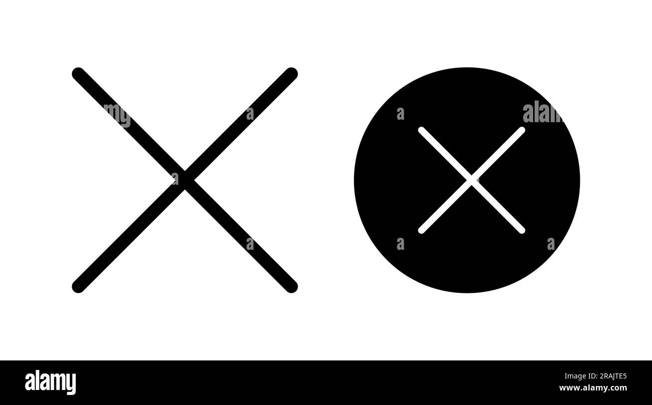 Close vector icon. Delete icon. remove, cancel, exit symbol Stock ...
